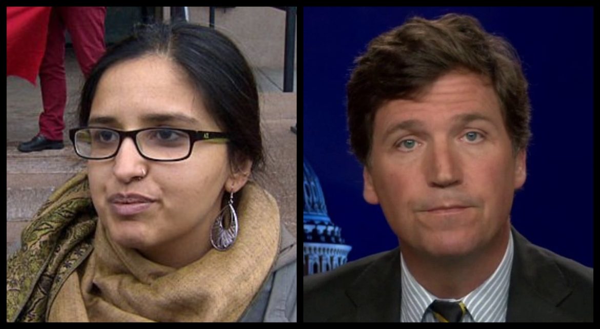 ‘A monster called Harsha Walia’: Tucker Carlson SLAMS Canadian activist ...