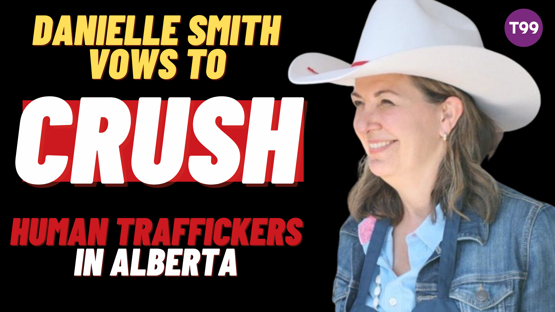 Danielle Smith launches human trafficking task force – Toronto 99